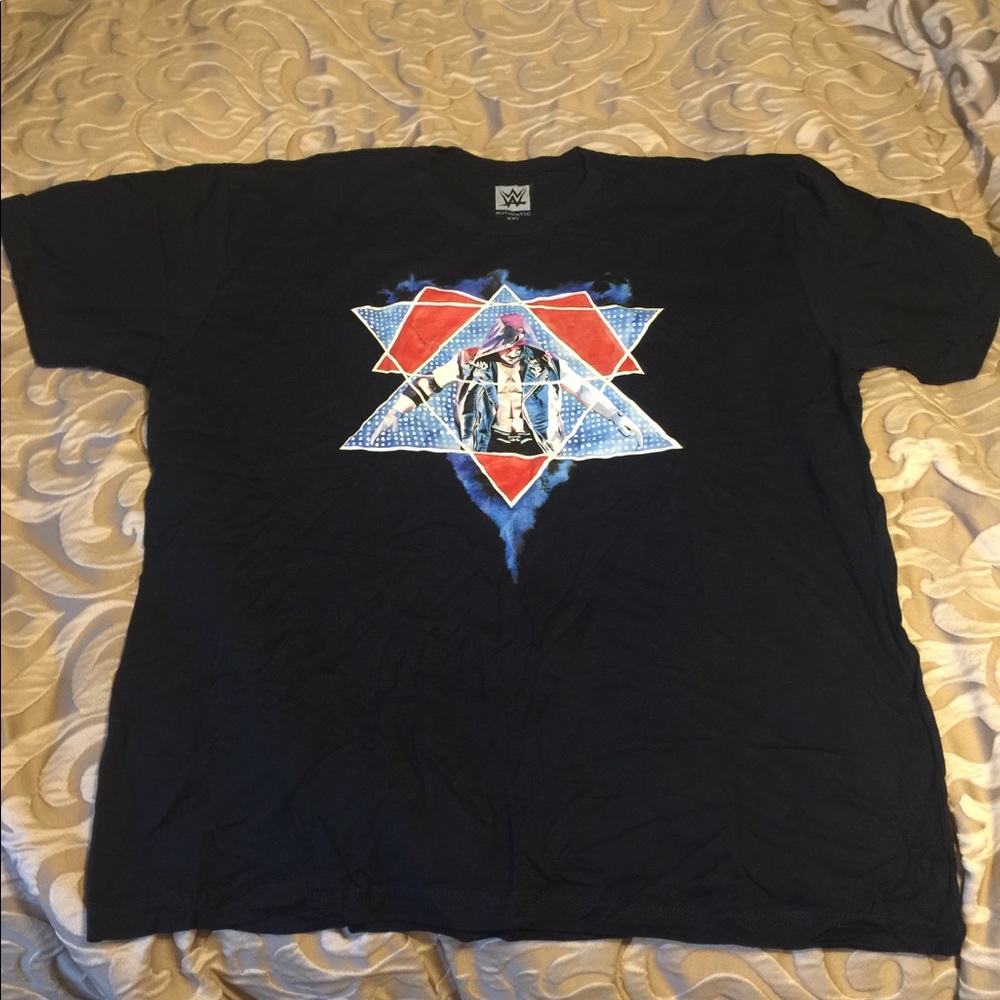Aj Styles Wrestling Shirt Bullet Club Njpw Wwe Tna - Gem
